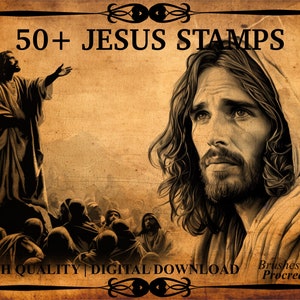 50+ Jesus Christ Procreate Brush Stamps - Etsy