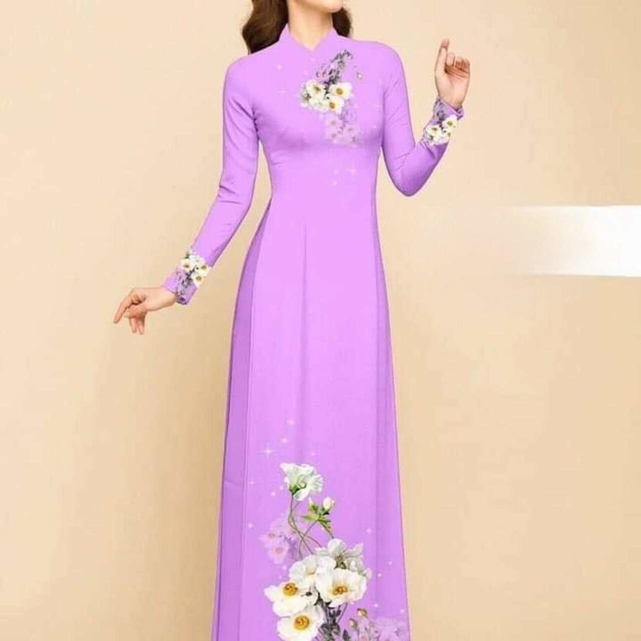 Full Color Vietnamese Ao Dai,Áo Dài 3D Truyen Thong , Ao Dai for Women ...