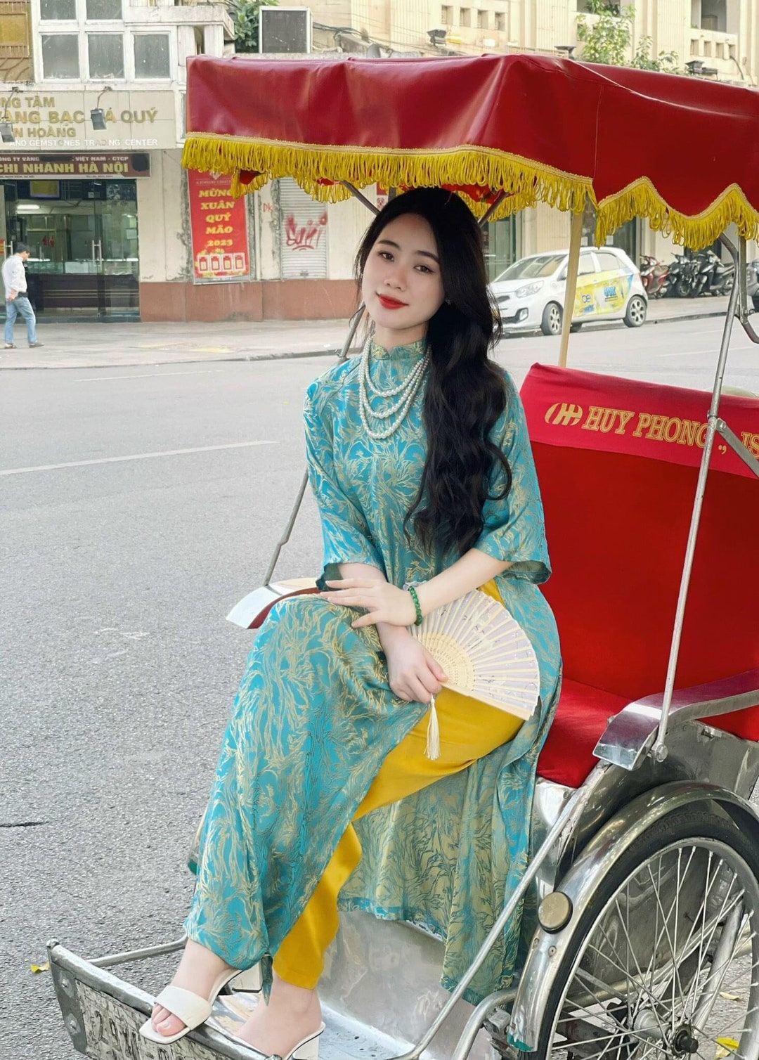 Vietnamese Ao Dai: Traditional Silk Dress, Handmade Design - Etsy