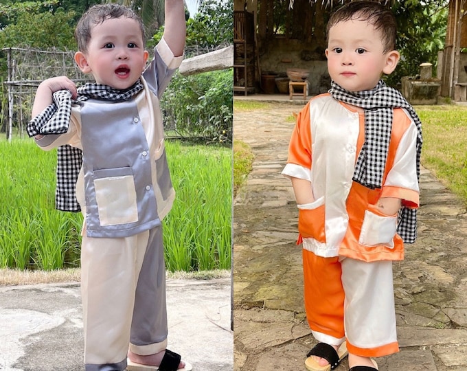 Pre-made Girl Vietnamese Ao Dai áo Dài Bé Gai, Kids Vietnamese ...