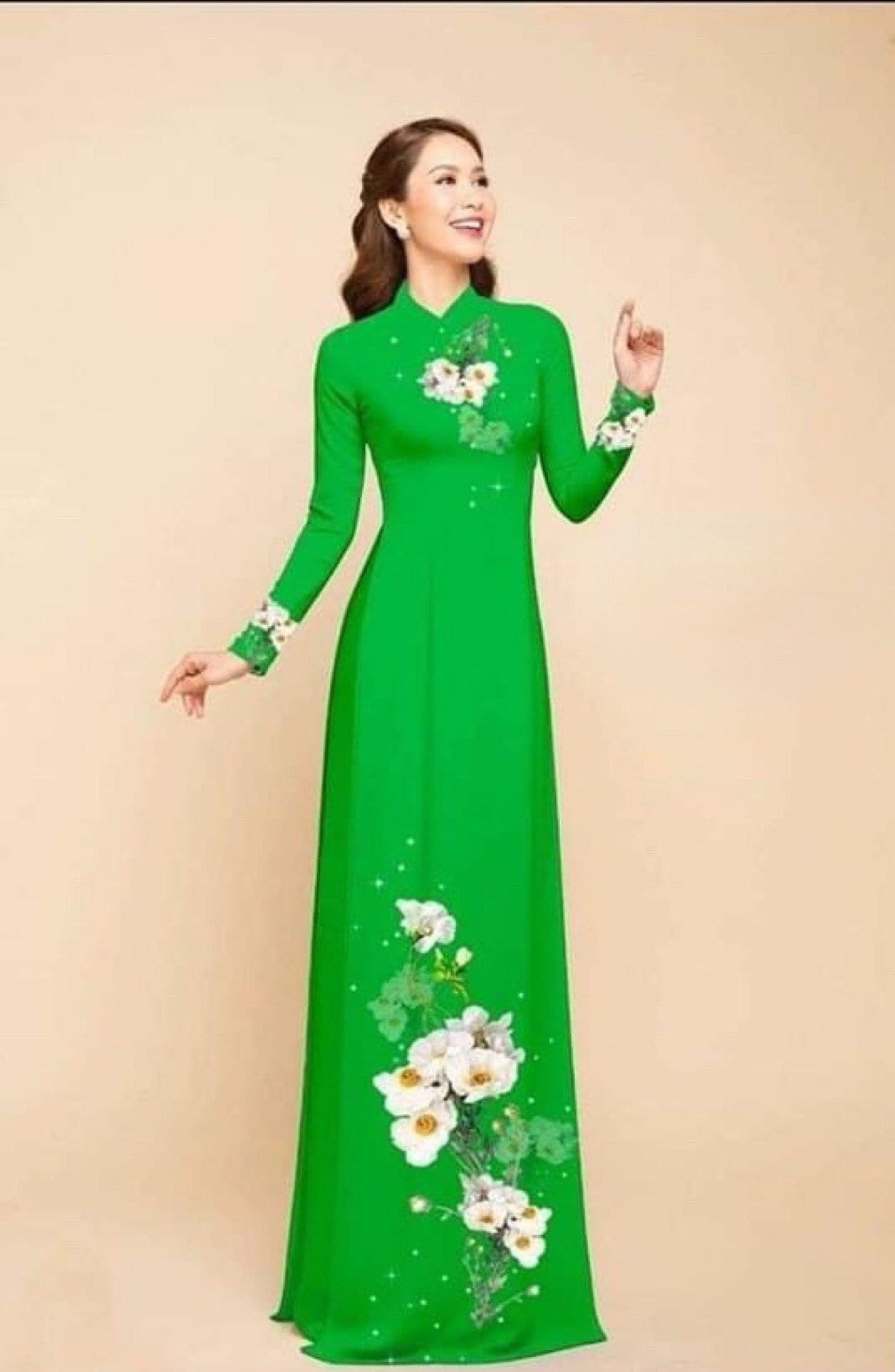 Full Color Vietnamese Ao Dai,Áo Dài 3D Truyen Thong , Ao Dai for Women ...