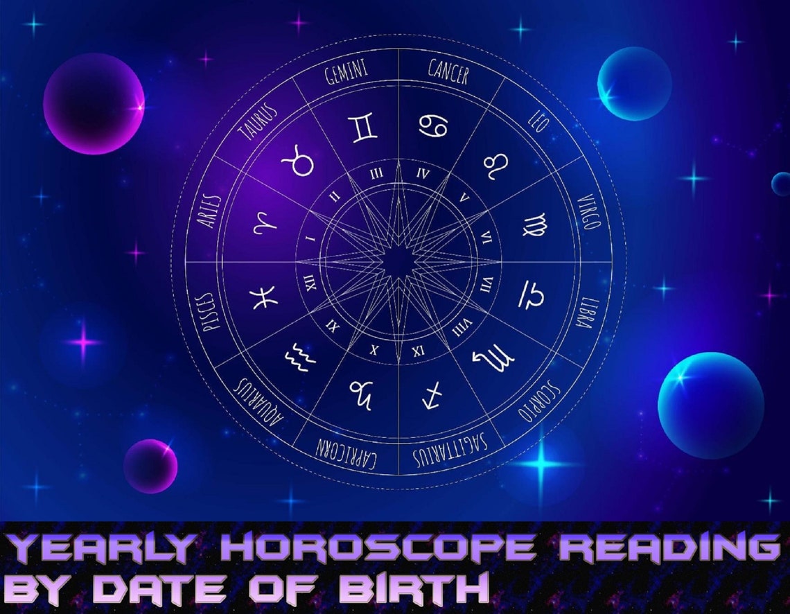 Yearly Professional Astrological Reading, Zodiac Horoscope Reading,star ...