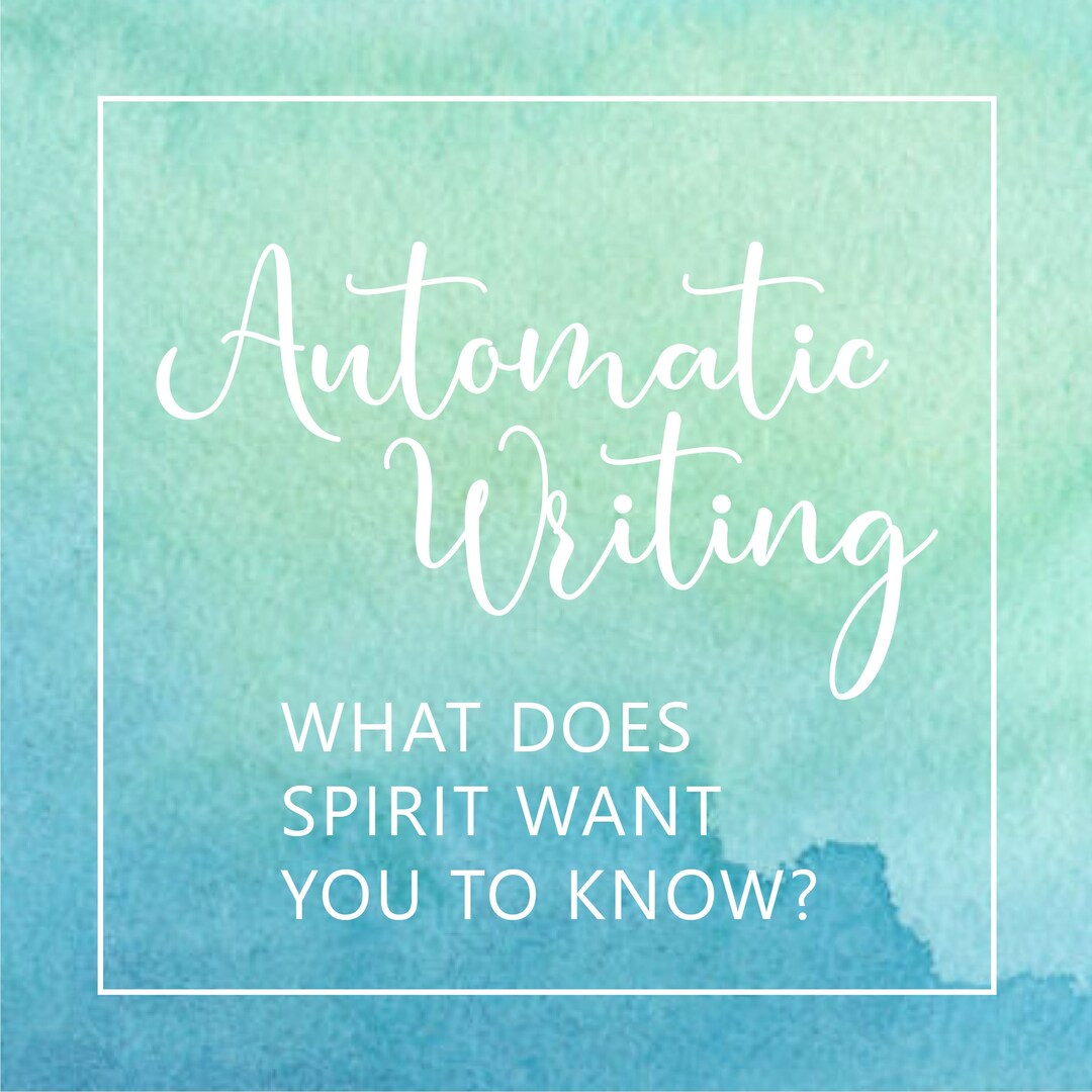 Psychic Medium Automatic Writing Reading From Your Spirit Guides - Etsy