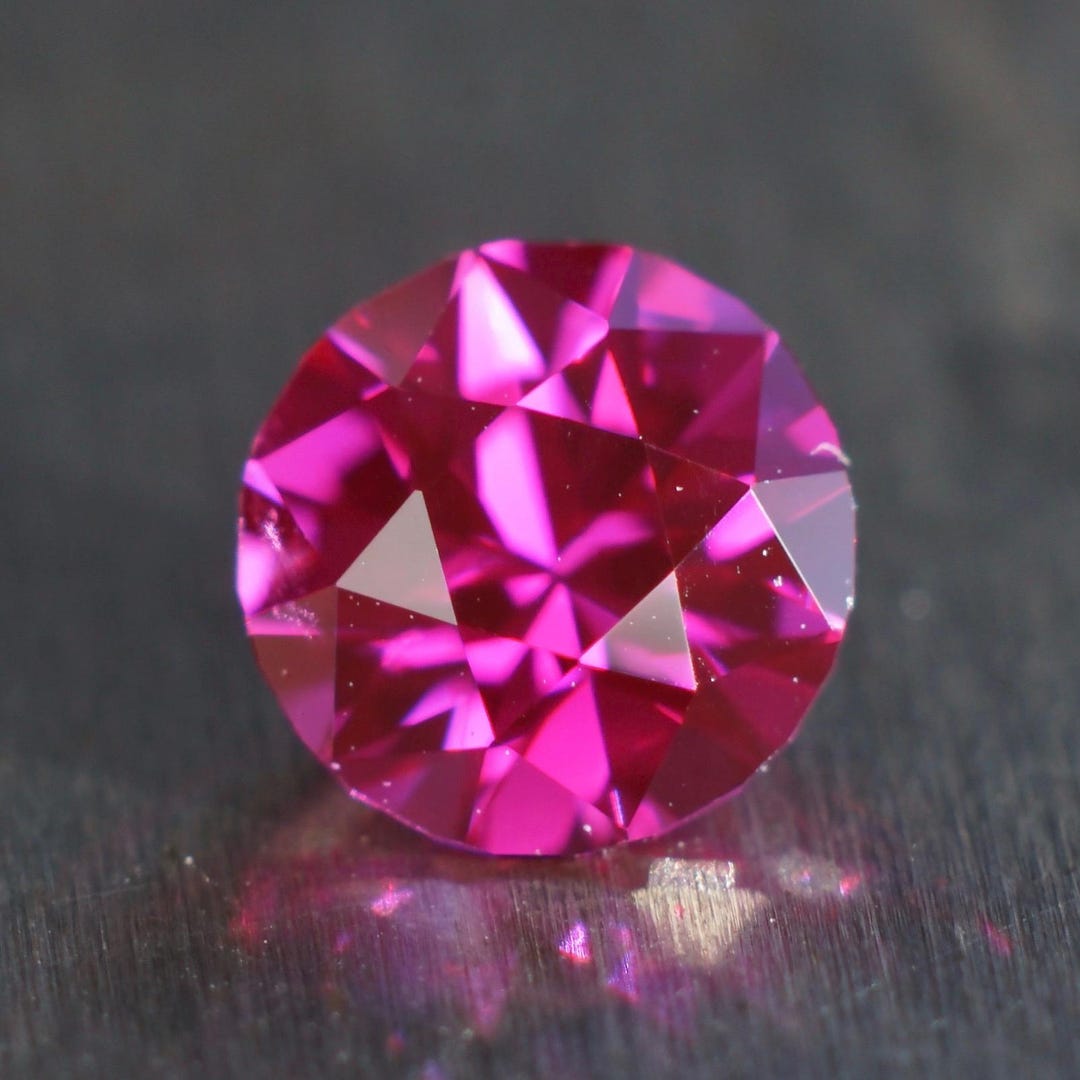 MADE TO ORDER. Electric Pink/ Hot Pink Sapphire Loose Round Stone ...
