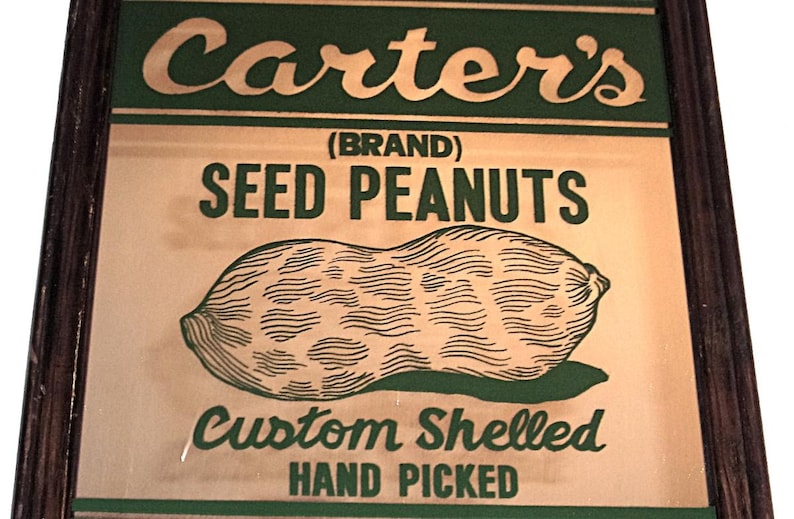Original 1976 President Jimmy Carter-plains, GA Peanut Adv. Mirror - Etsy