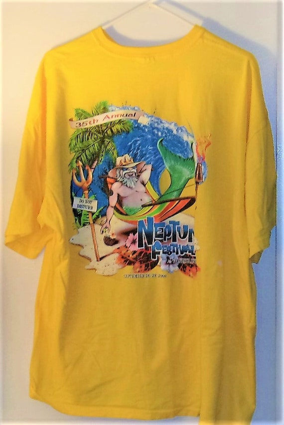 Vintage Virginia Beach Neptune Festival Beach Bum T-shirt - Etsy