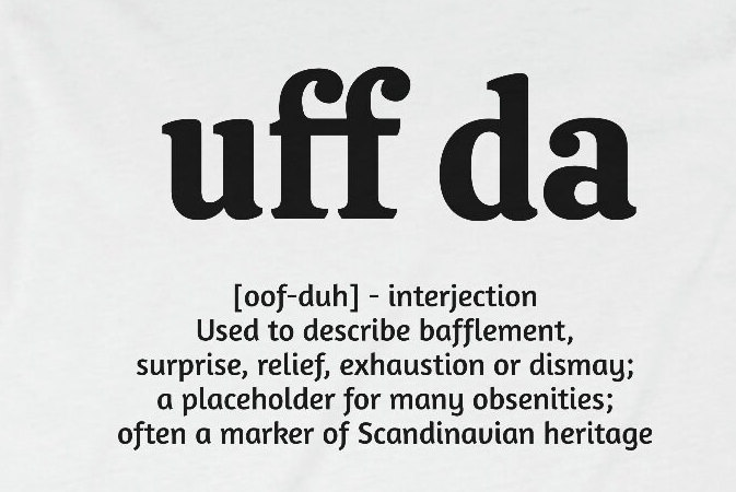 Uff Da Definition Long Sleeve Shirt - Light Weight - Etsy