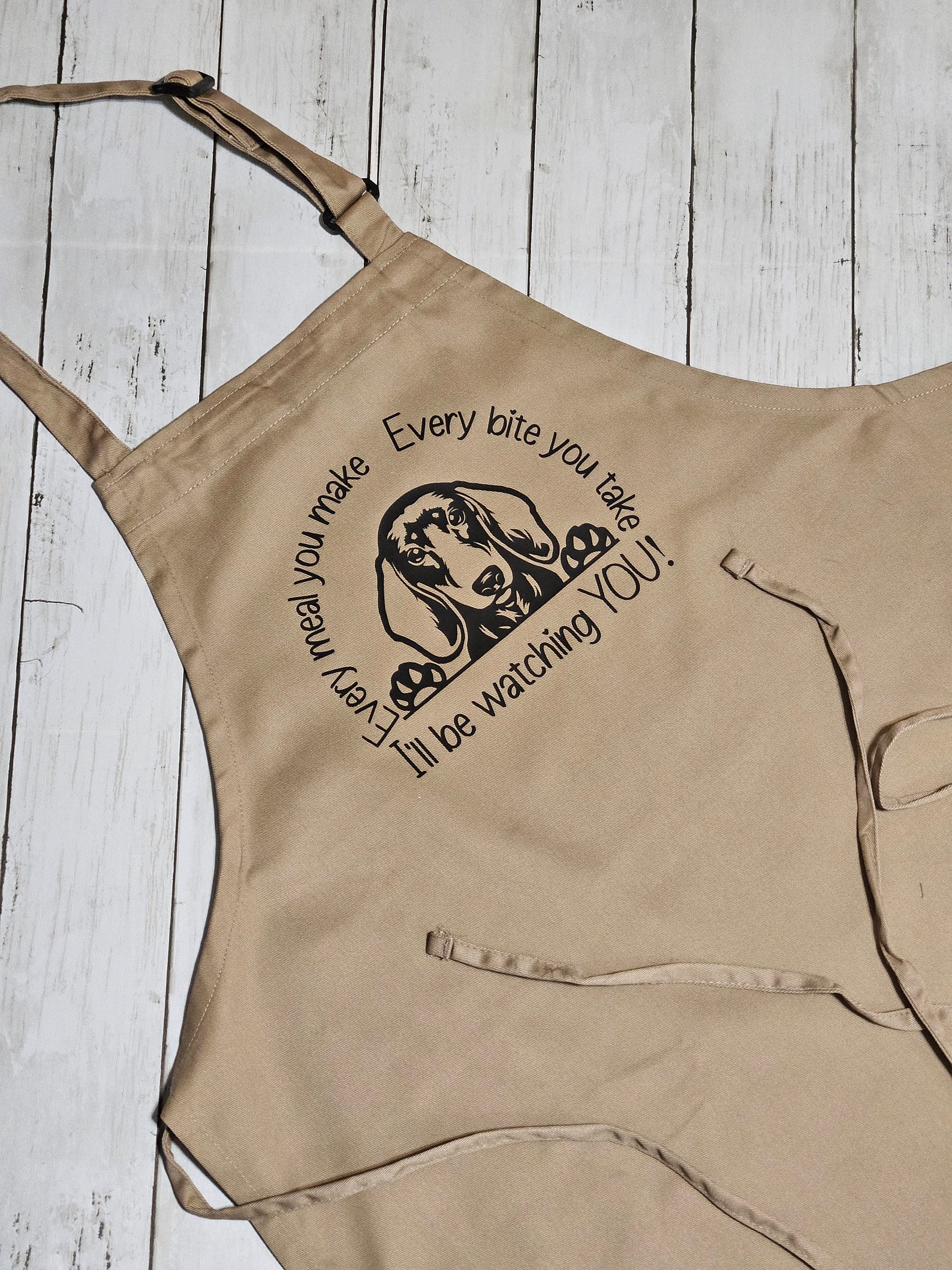 Dachshund Apron I'll Be Watching You - Etsy