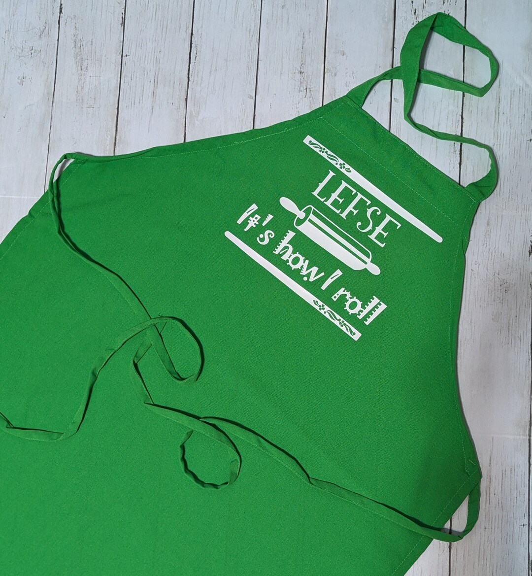 Apron Lefse Rolling Pin It's How I Roll - Etsy