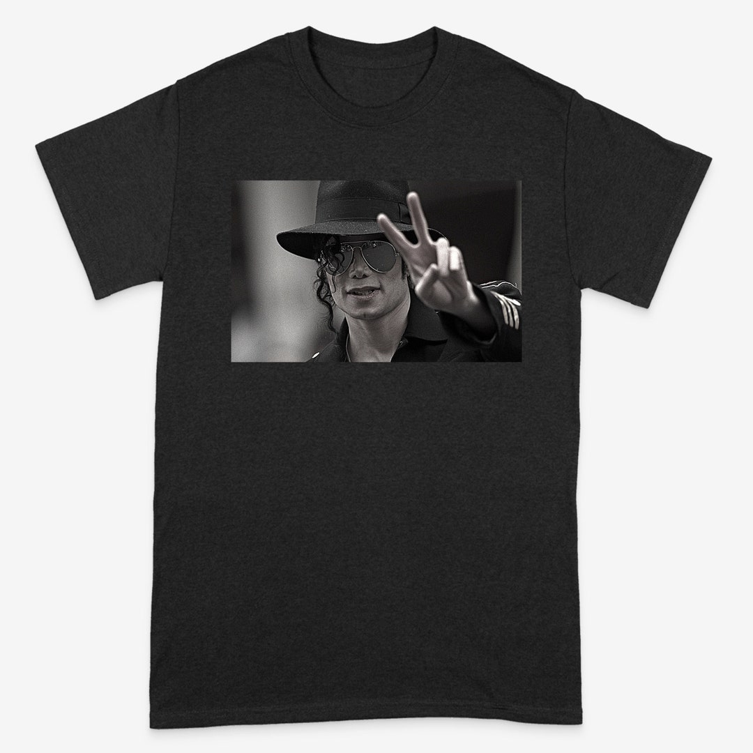 Michael Jackson Peace Sign T-shirt Graphic T-shirt Graphic - Etsy