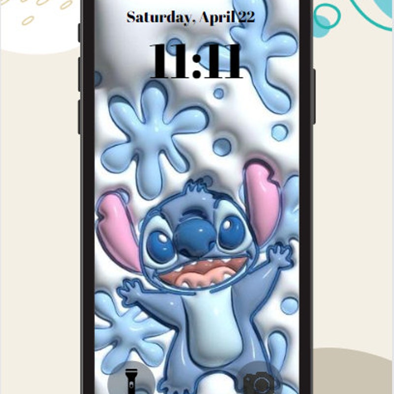 Stitch Wallpaper - Etsy
