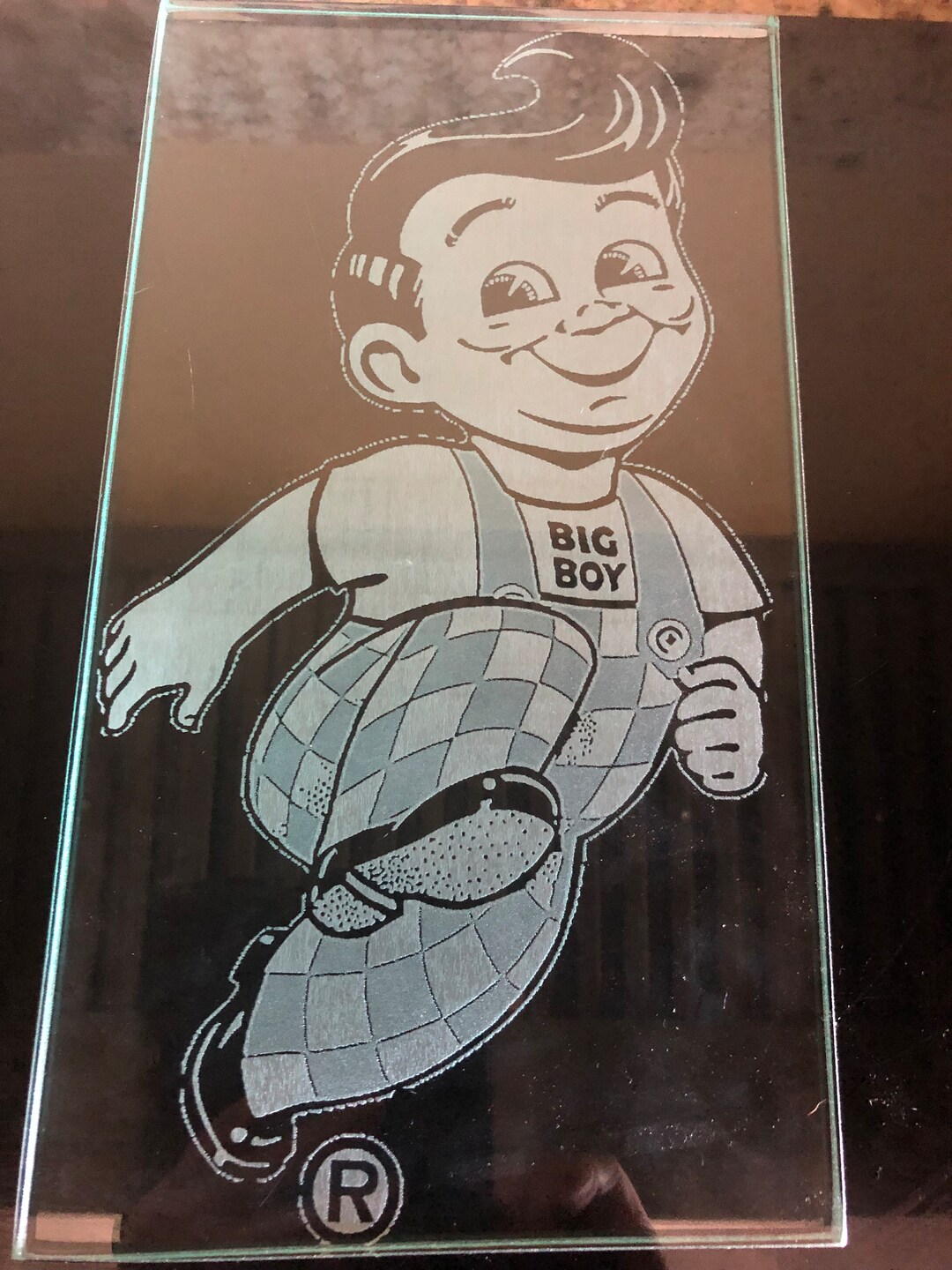 Glass Etched Big Boy Logo Panel - Etsy
