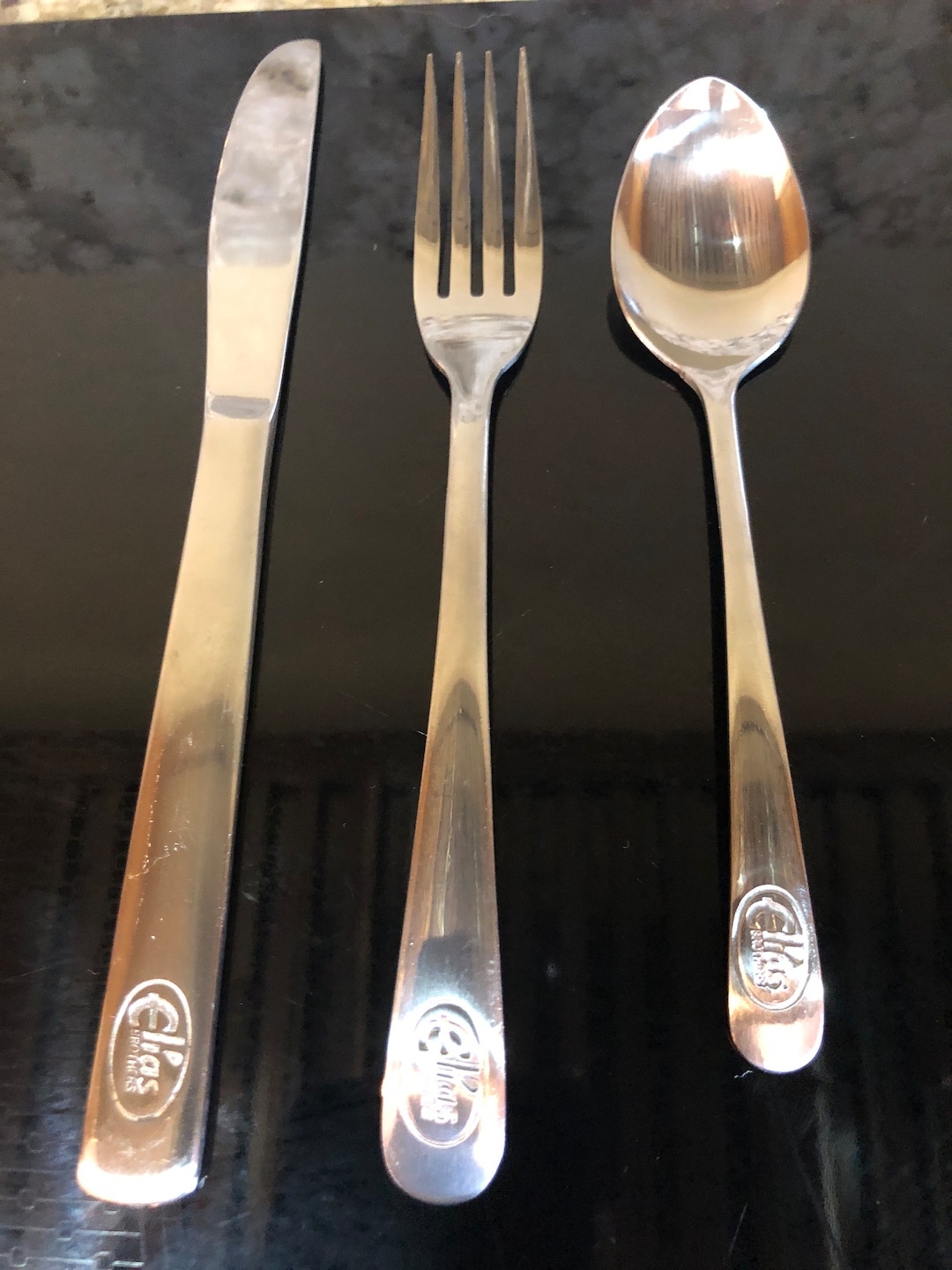 12 Pc. Elias Brothers Big Boy Restaurant Silverware Flatware Vintage ...