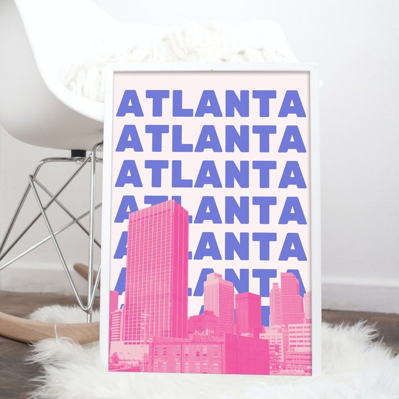 Atlanta Print - Etsy