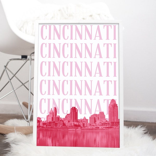 Cincinnati Poster - Etsy