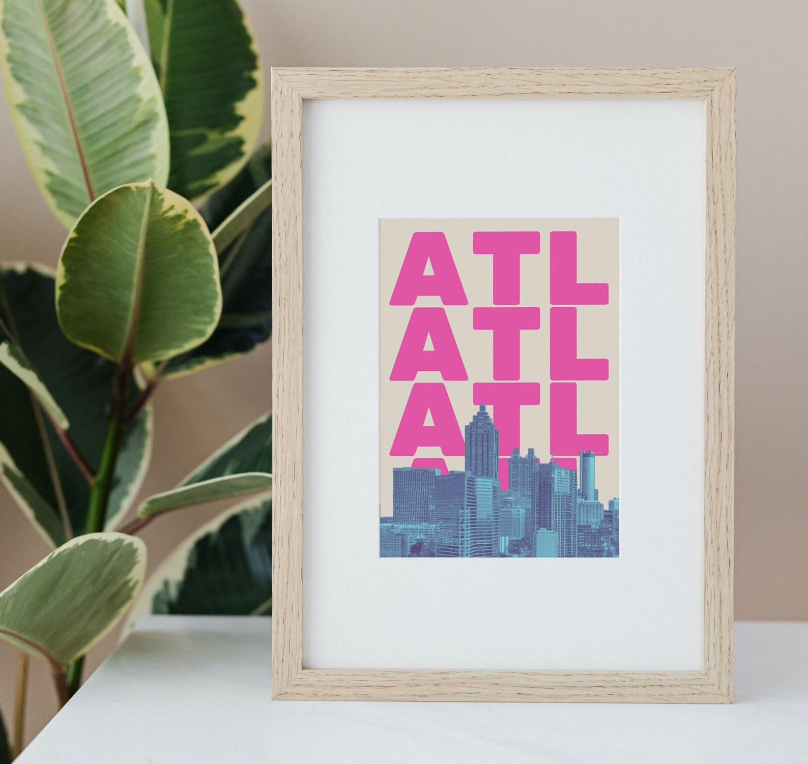 Atlanta Wall Art Atlanta Print Atlanta GA Atlanta Wall - Etsy