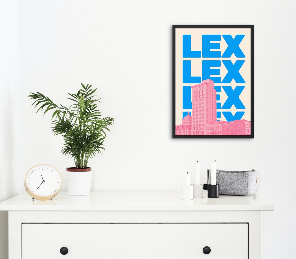 Lexington Wall Art Lexington KY Print Lexington Decor - Etsy