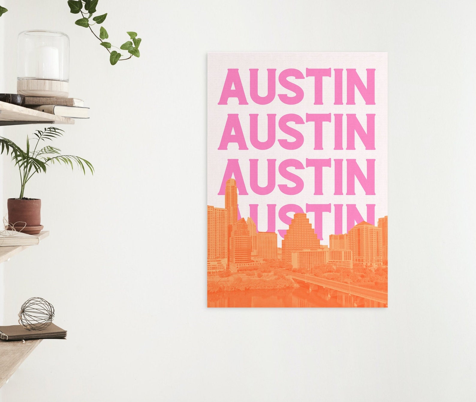 Austin Wall Art Austin Texas Print Austin Skyline Austin - Etsy