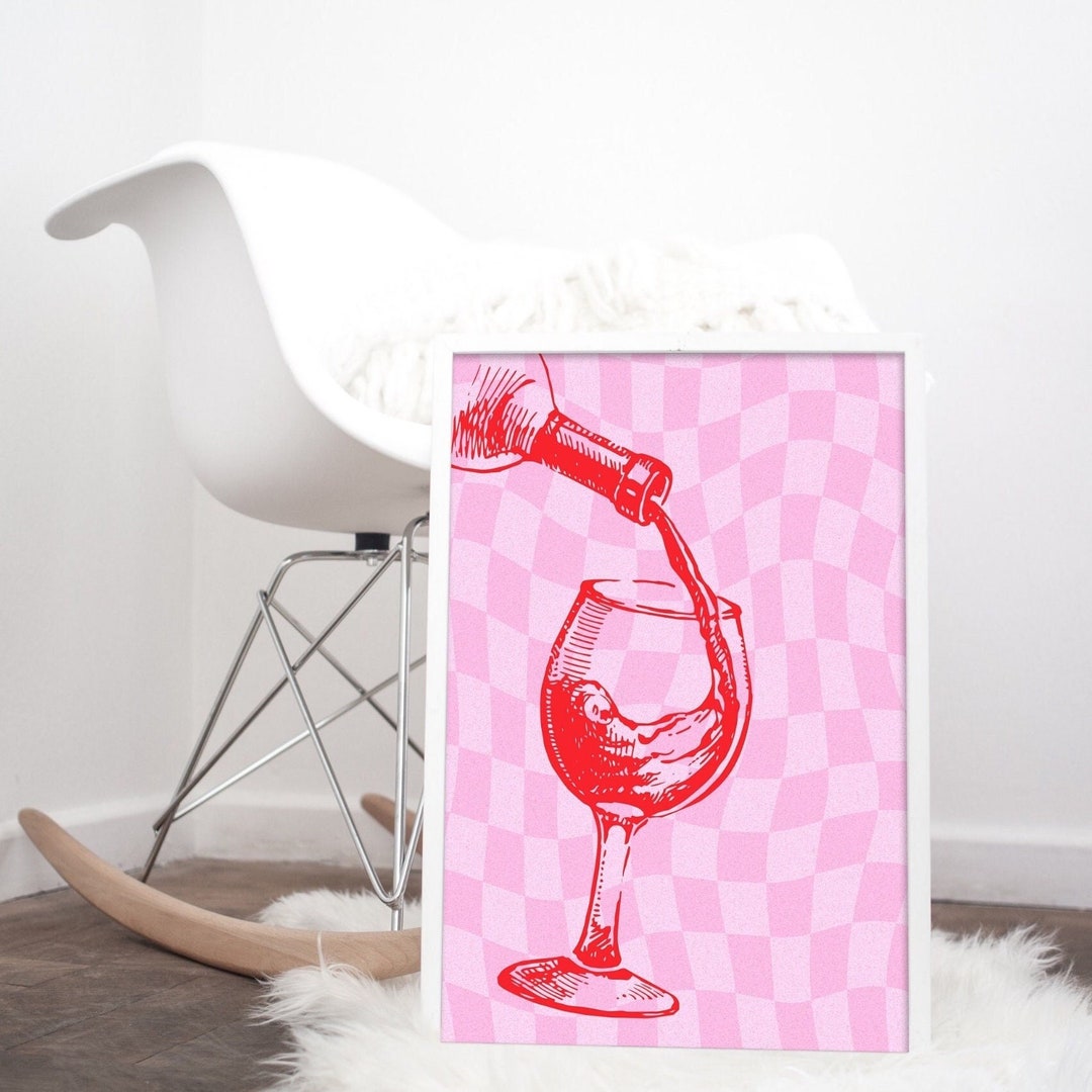 Wine Print | Red Wine Wall Art | Red Wine Print | Wine Art Print | Red ...