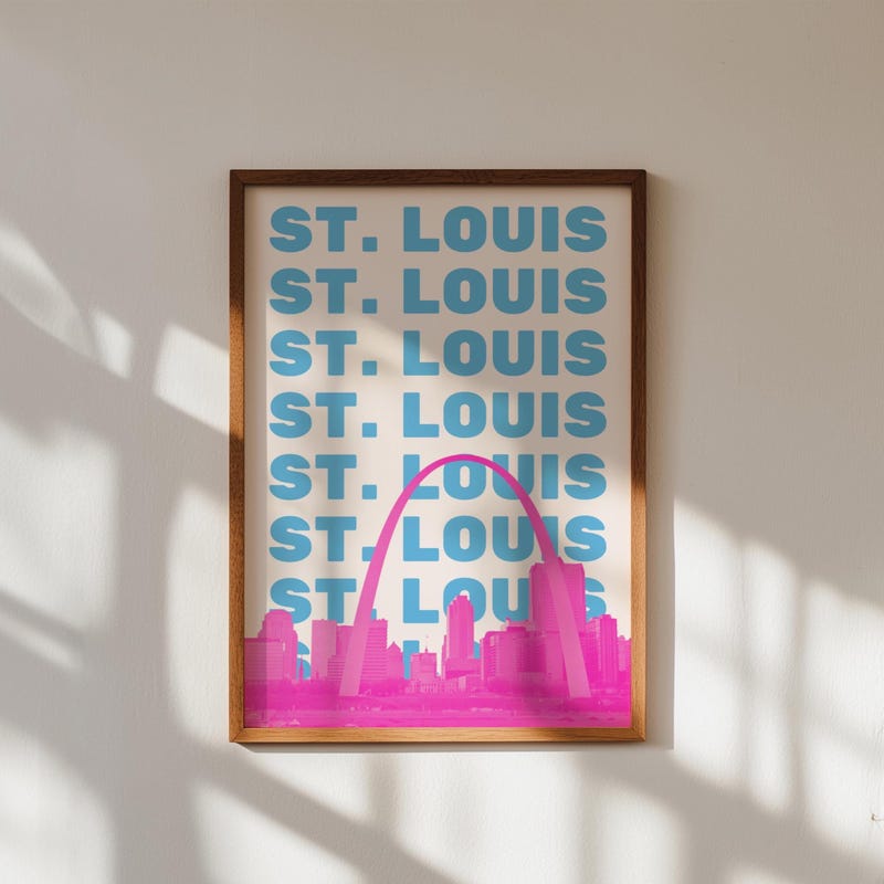 St Louis Poster - Etsy