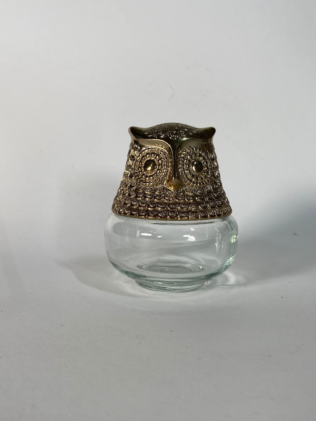 Avon Owl Fancy Vintage Jar Container - Etsy