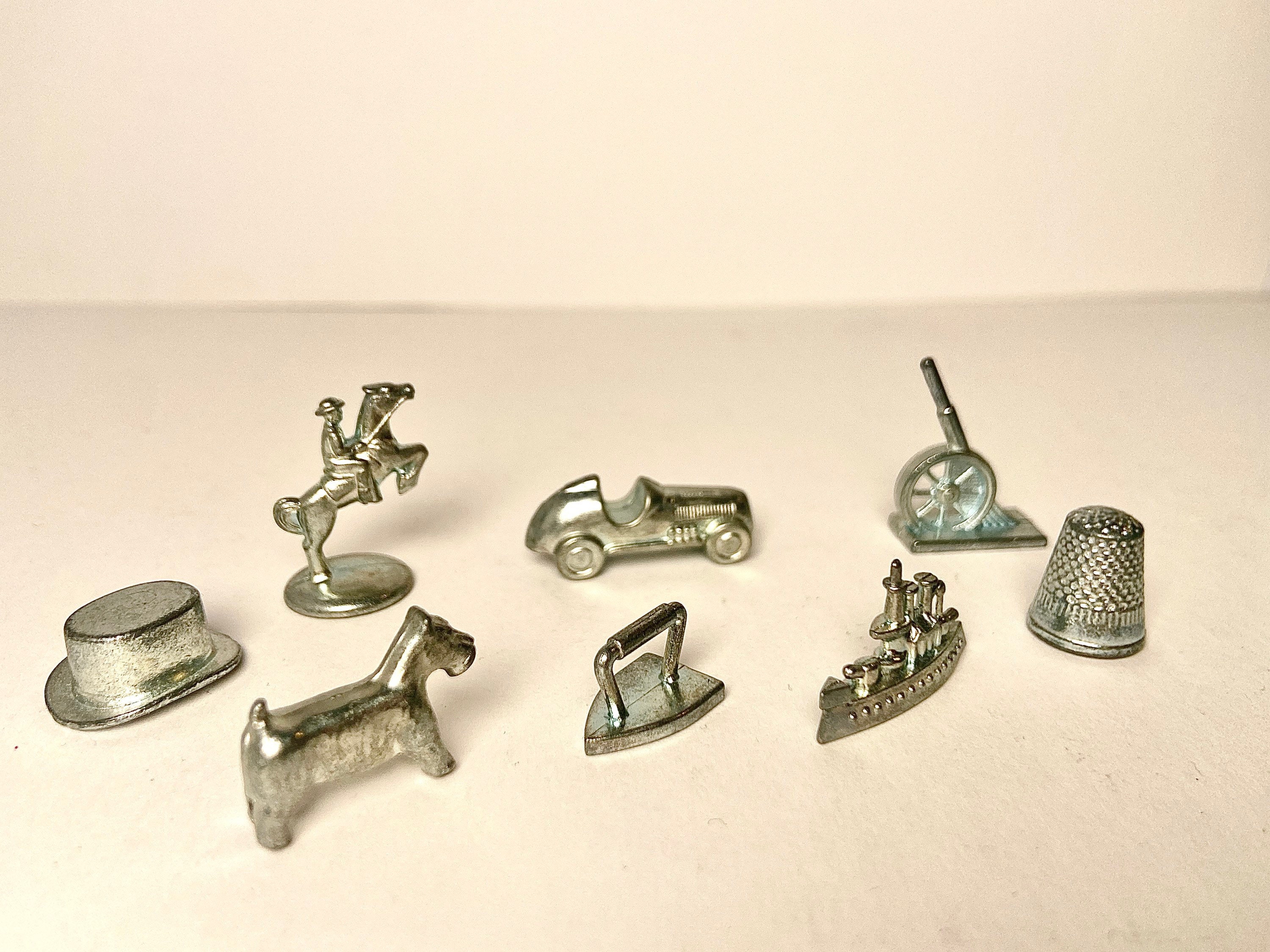 Original Monopoly Metal Tokens