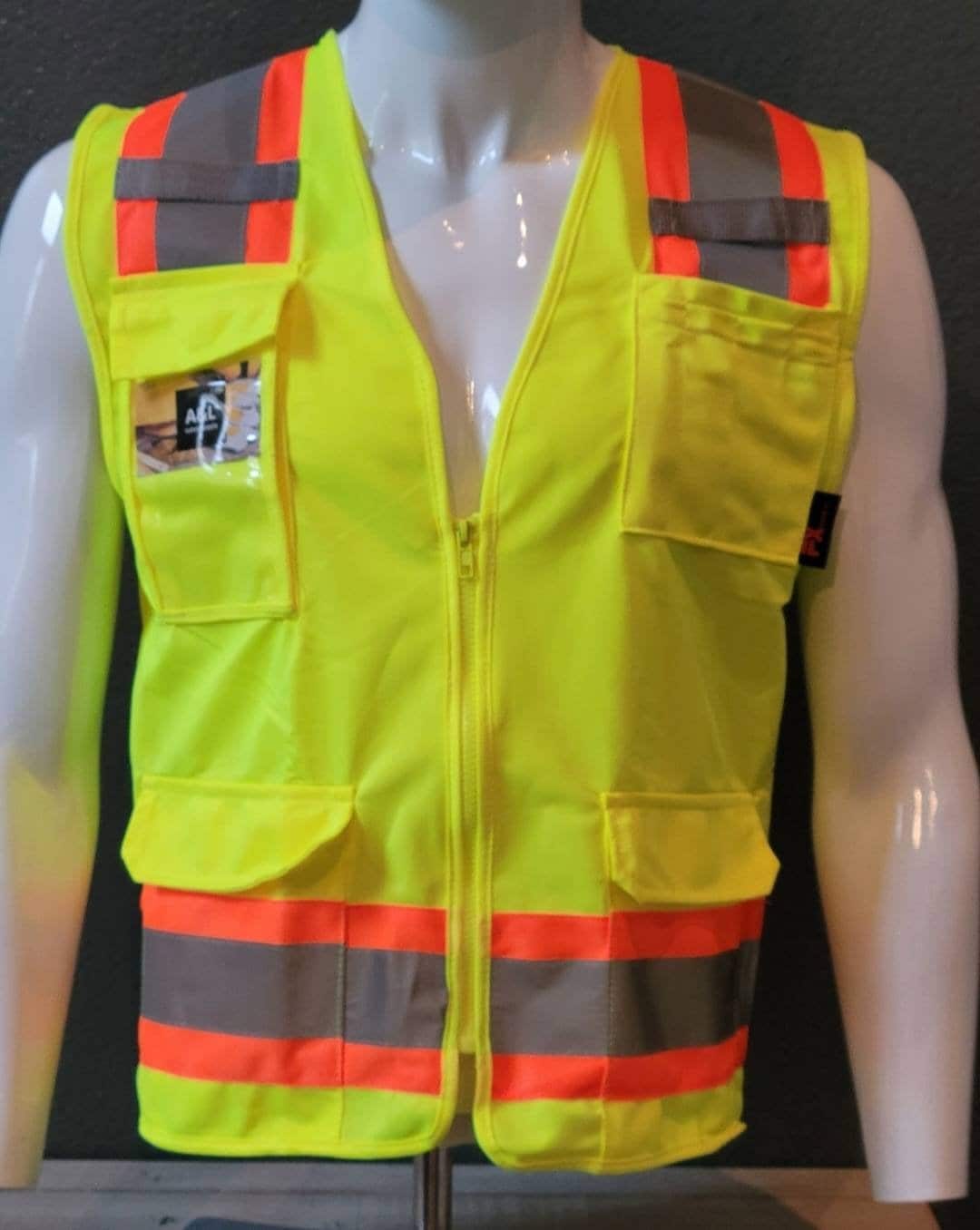 Class 2 Hi-viz Safety Vest - Etsy