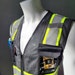 Class 2 Black Safety Vest - Etsy