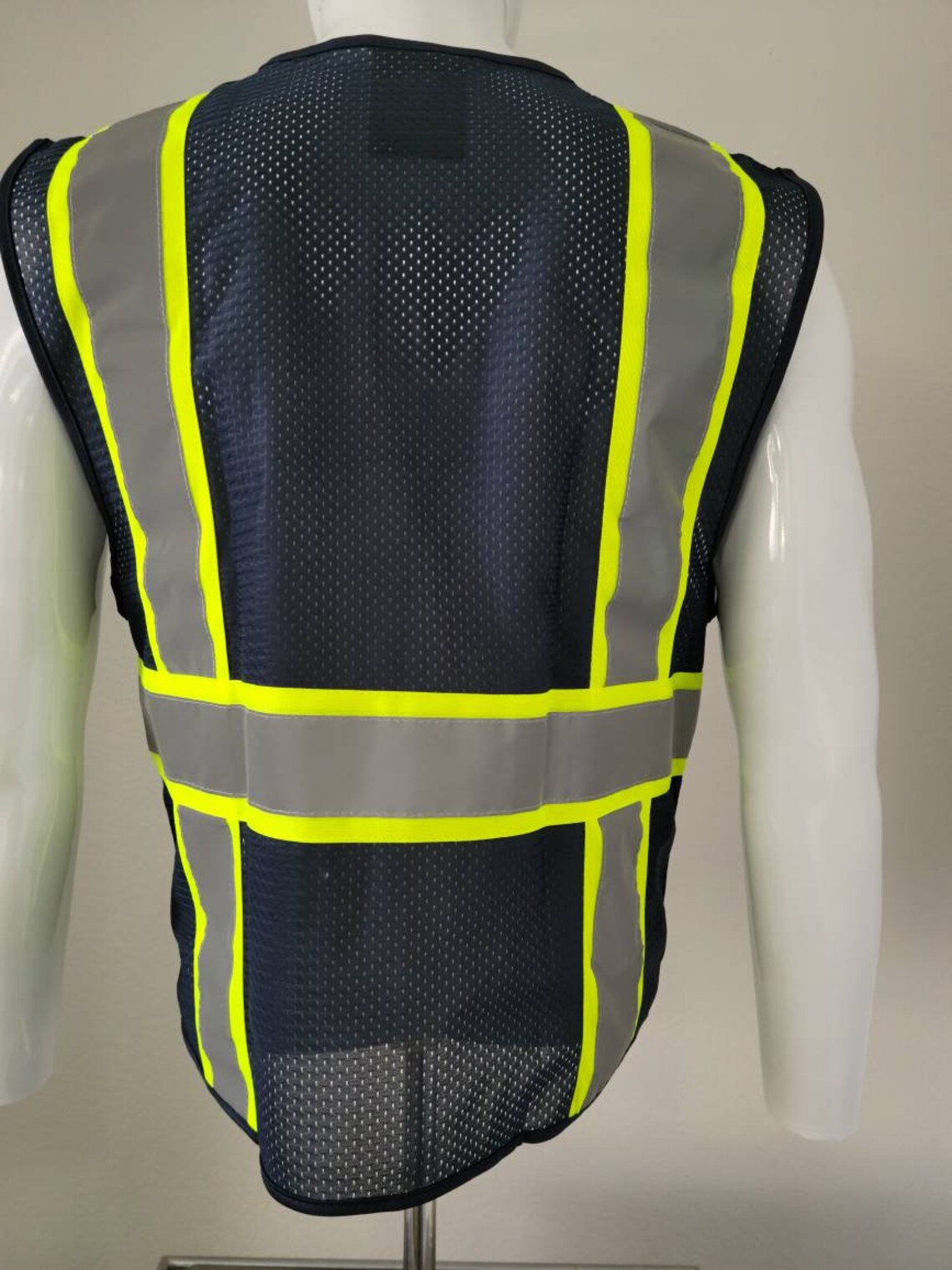 Class 2 Navy Blue Safety Vest - Etsy