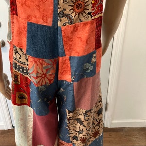 Patchwork Overalls - Etsy