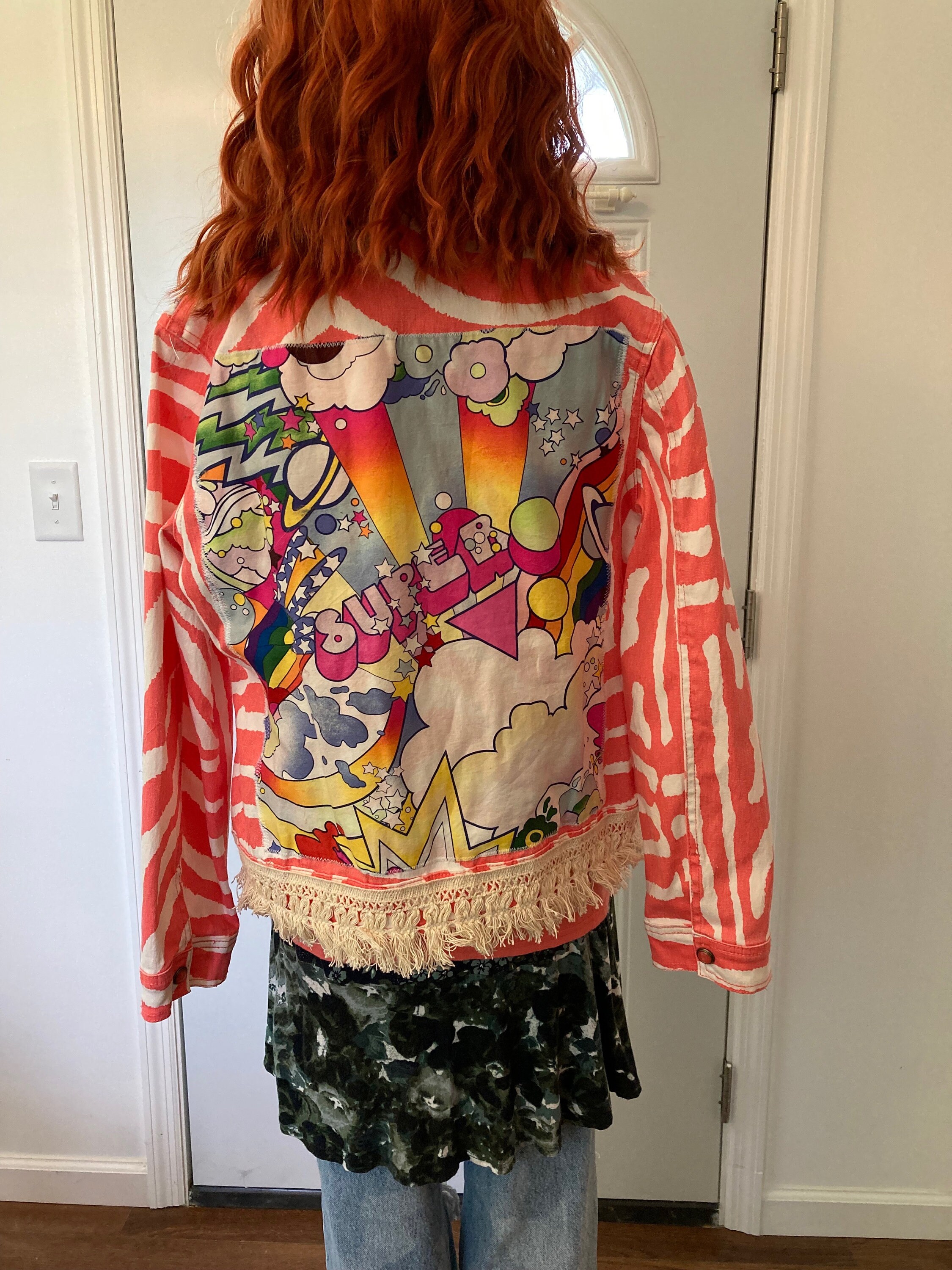 Peter Max Inspired Pop Art Jacket - Etsy