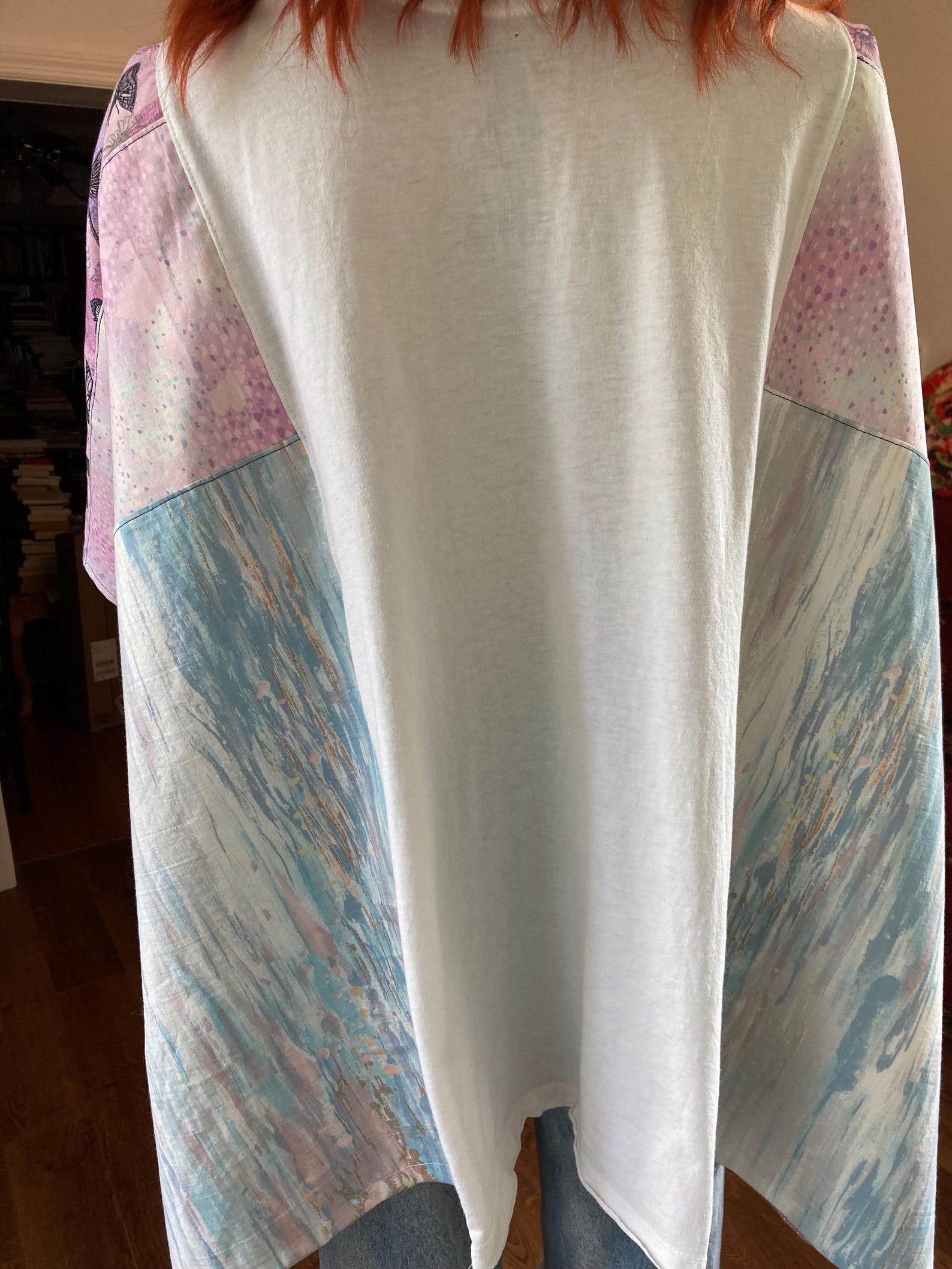 Jimi Hendrix Inspired Patchwork T Shirt Poncho Top - Etsy