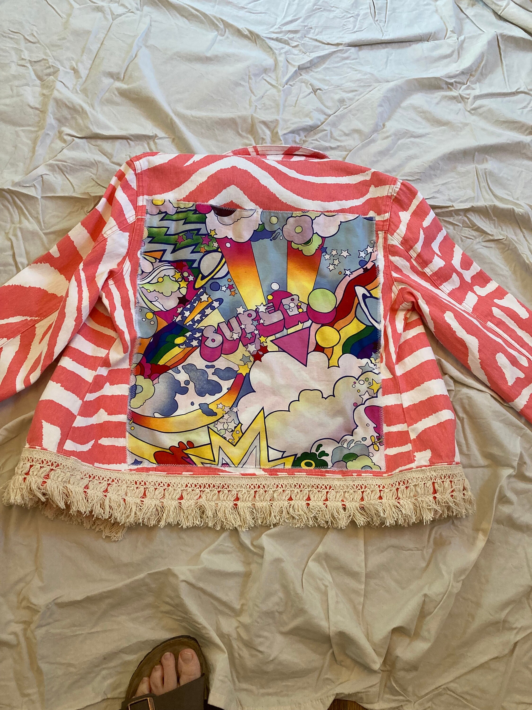 Peter Max Inspired Pop Art Jacket - Etsy