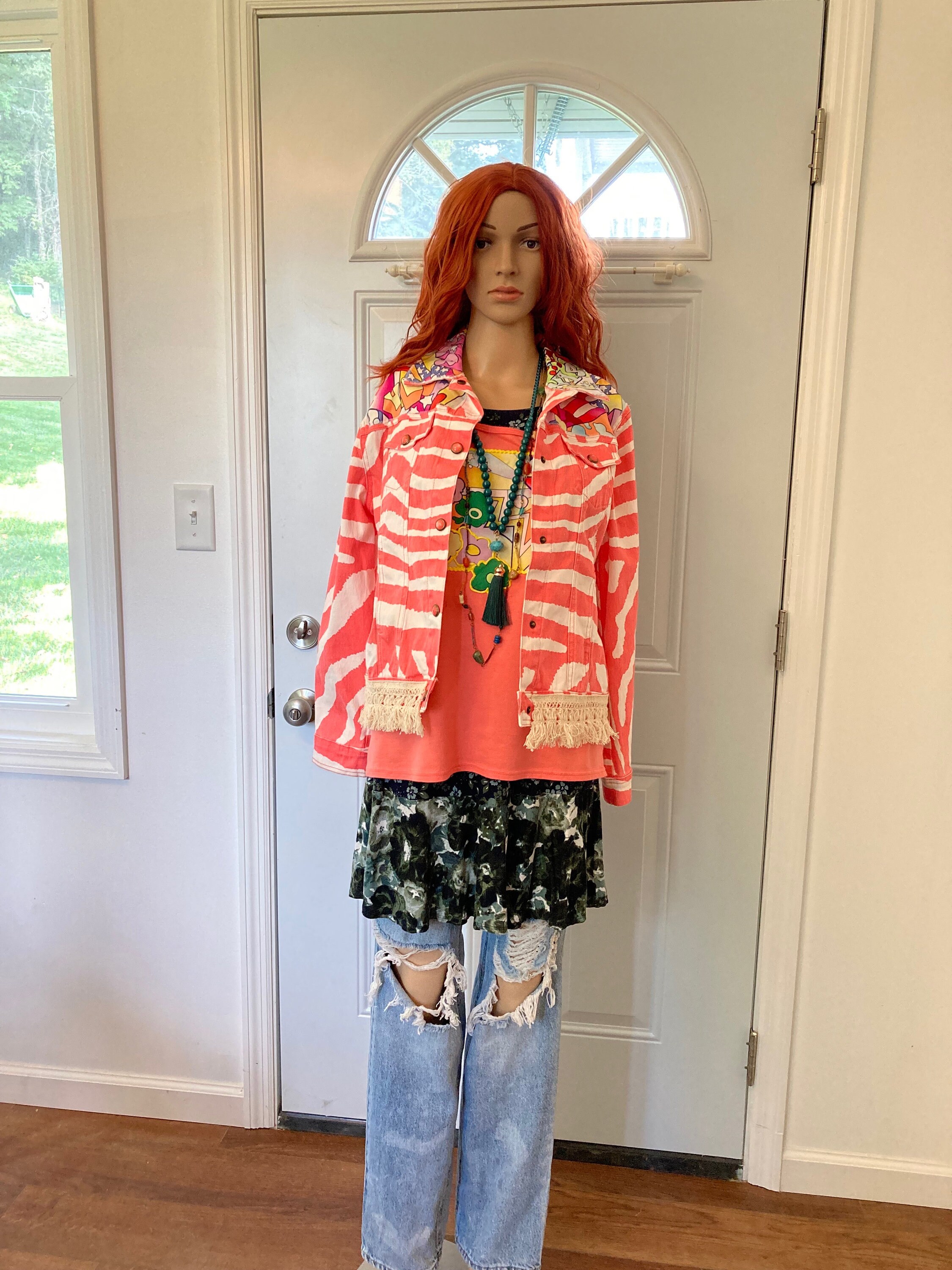 Peter Max Inspired Pop Art Jacket - Etsy