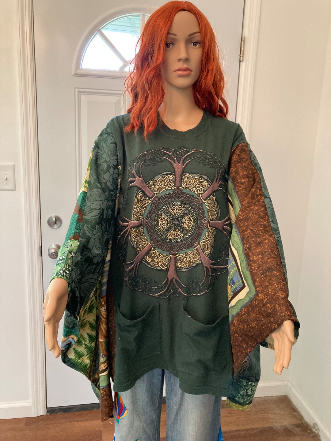 Celtic Tree Poncho - Etsy