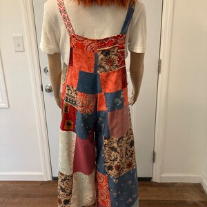 Patchwork Overalls - Etsy