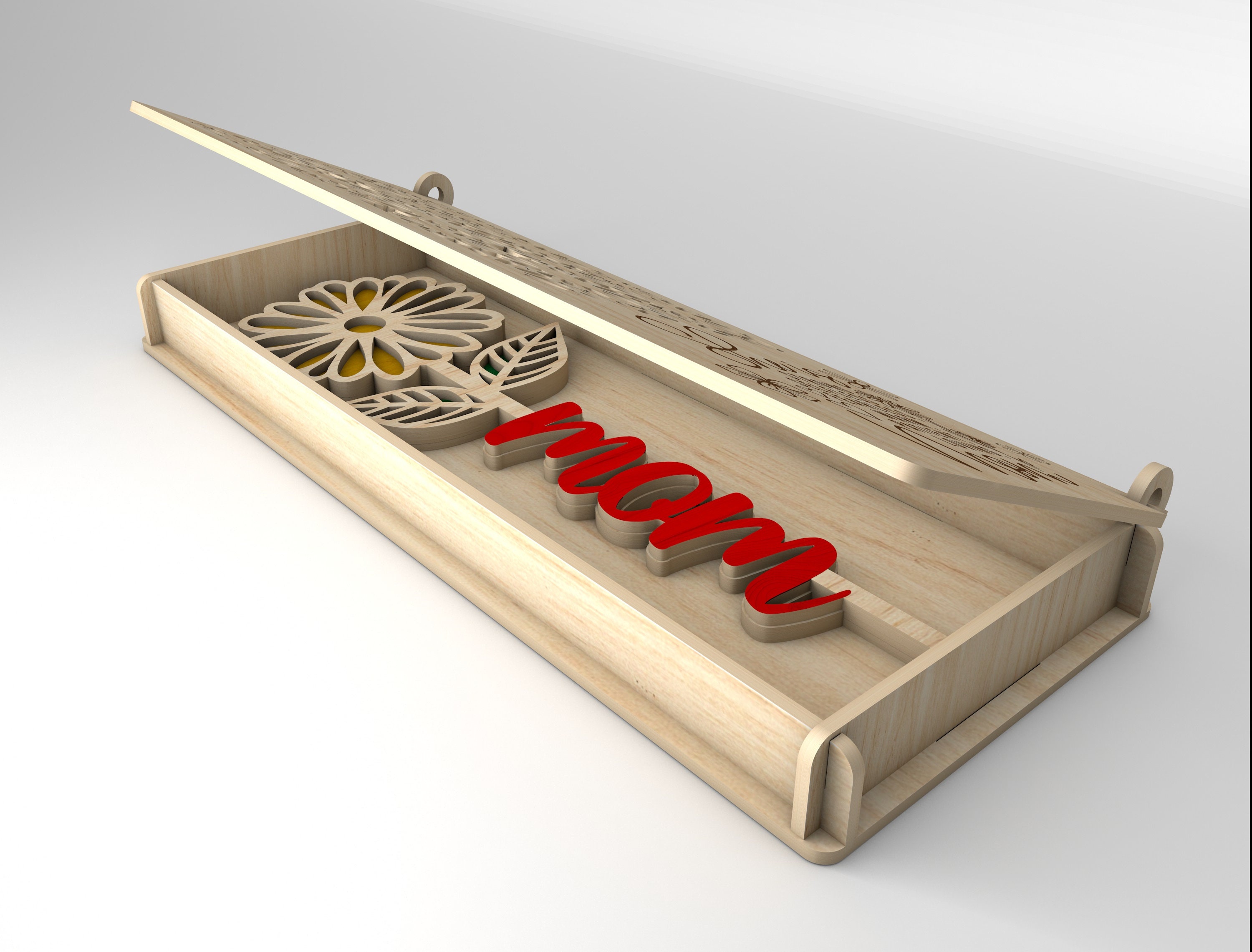 Mothers Day Box Gift With Daisy SVG, Wooden Daisy Svg, Gift for Mom ...