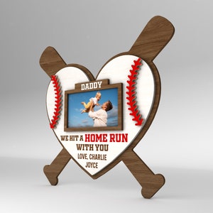 Personalized We Hit A Home Run With You Sign SVG, Baseball Dad Svg ...