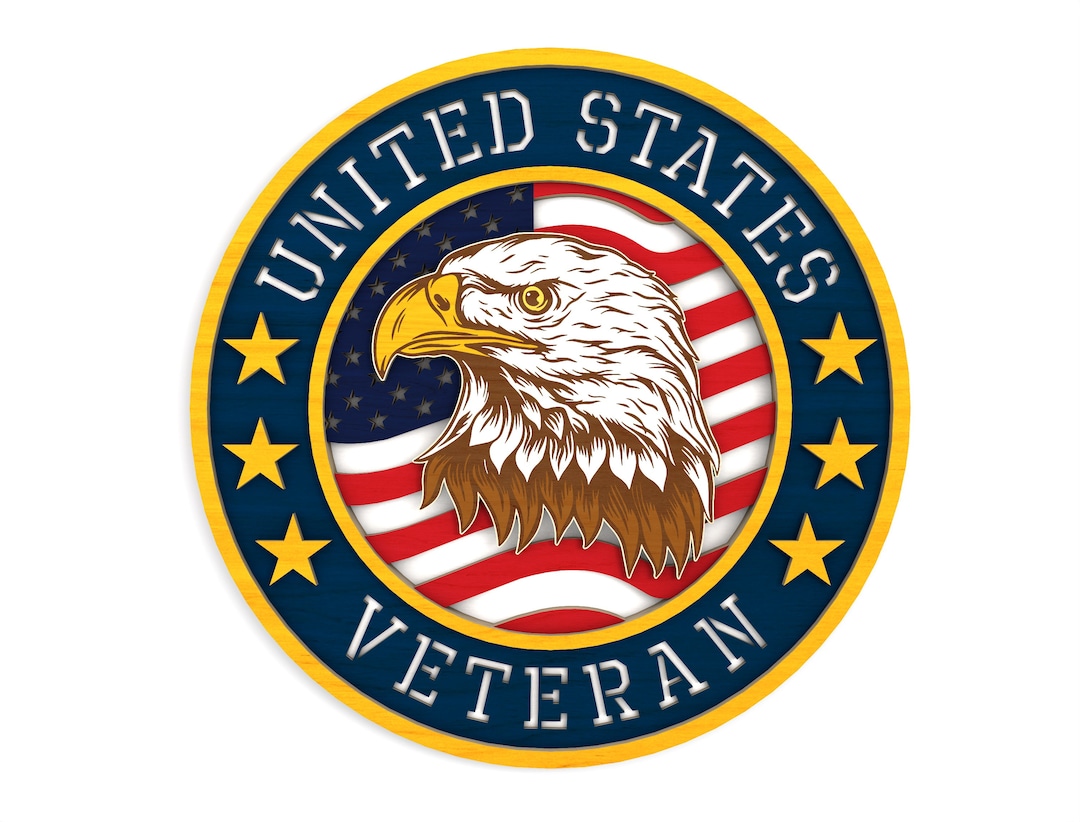 Multilayer United States Veteran Svg, Patriotic Eagle Svg, Honor ...