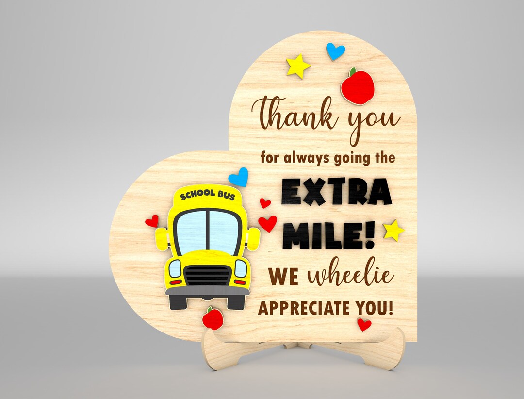 Bus Driver Heart Sign SVG, Gift for Bus Driver,school Bus Driver Sign ...