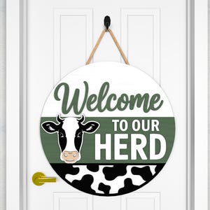 Farm Animal Sign SVG Bundle, Welcome to Our Coop, Herd, Chicken, Cow ...