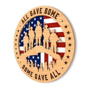 Multilayer All Gave Some Some Gave All Svg, Memorial Day Svg, Memorial ...