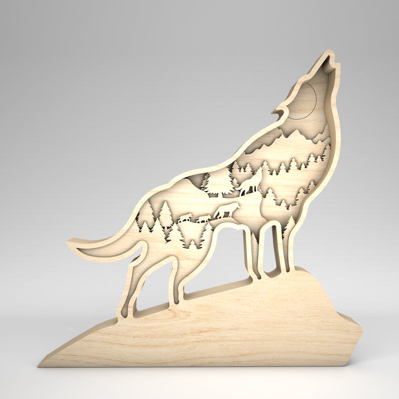 Wolf Svg File - Etsy