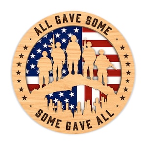 Multilayer All Gave Some Some Gave All Svg, Memorial Day Svg, Memorial ...
