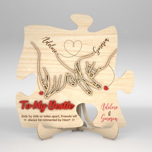 Personalized Bestie Hands Puzzle Sign Svg,gift for Bestie,best Friend ...