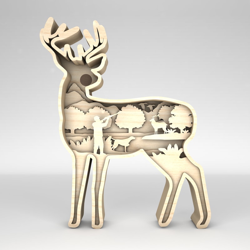 Hunting Scene Svg - Etsy