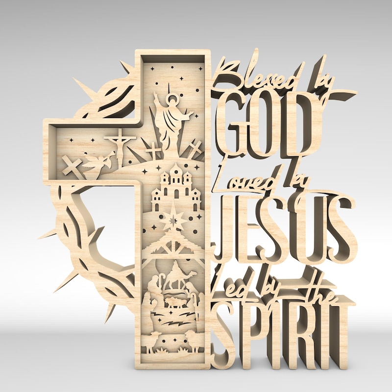 Names of God Laser File - Etsy