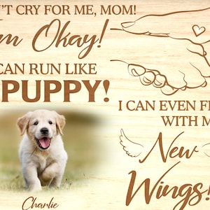 Personalized Custom Pet Loss Sign SVG, Dog Memorial Sign Svg, Loss of ...