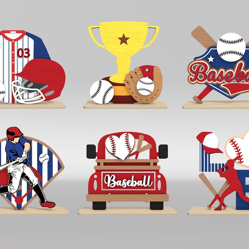 Baseball and Trophy Shelf - Etsy