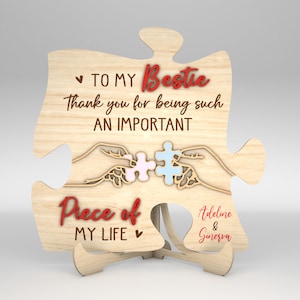 Personalized Bestie Hands Puzzle Sign Svg,gift for Bestie,best Friend ...